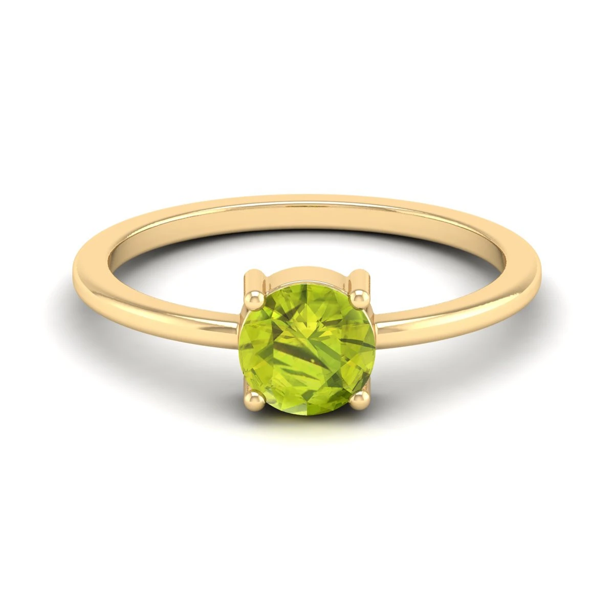 BAUTLR | Handpicked Peridot Ring – 18K Gold Plated Silver